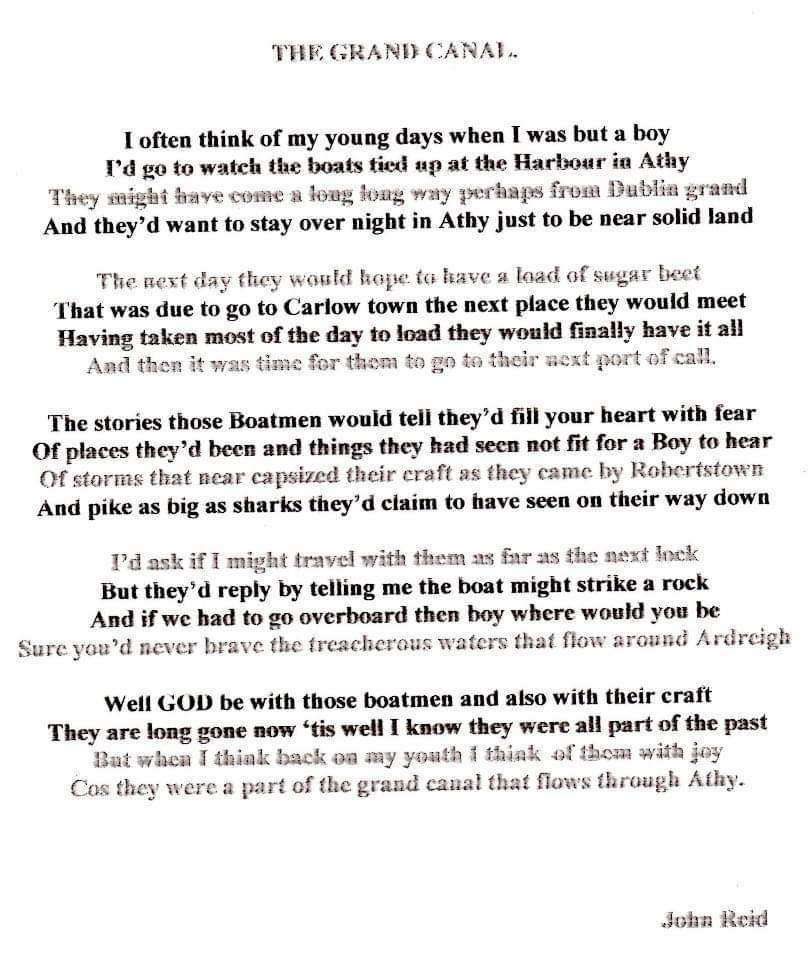 THE GRAND CANAL by John Reid